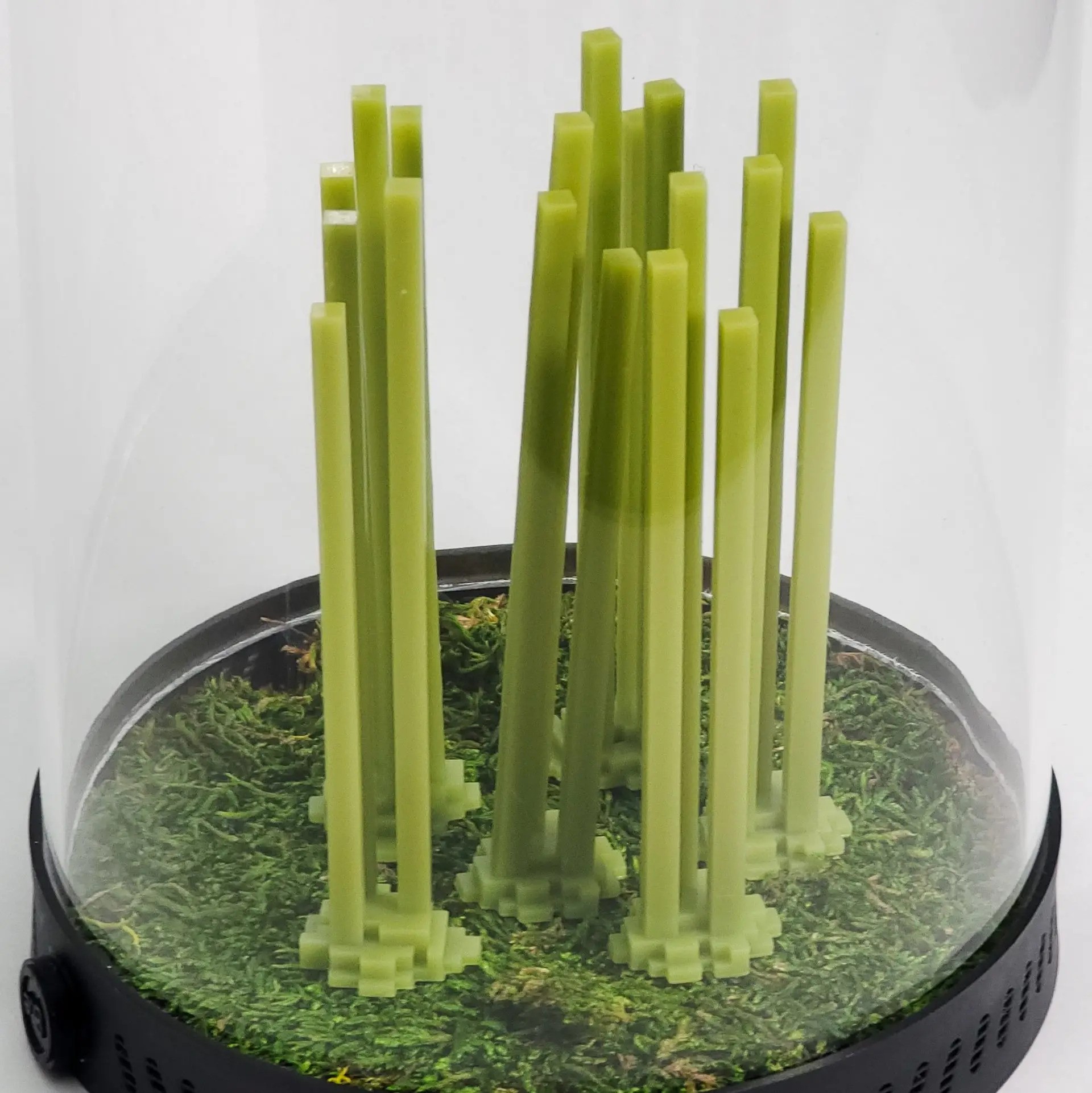 3D Print STL: Block Bonsai Bamboo Stakes Decor