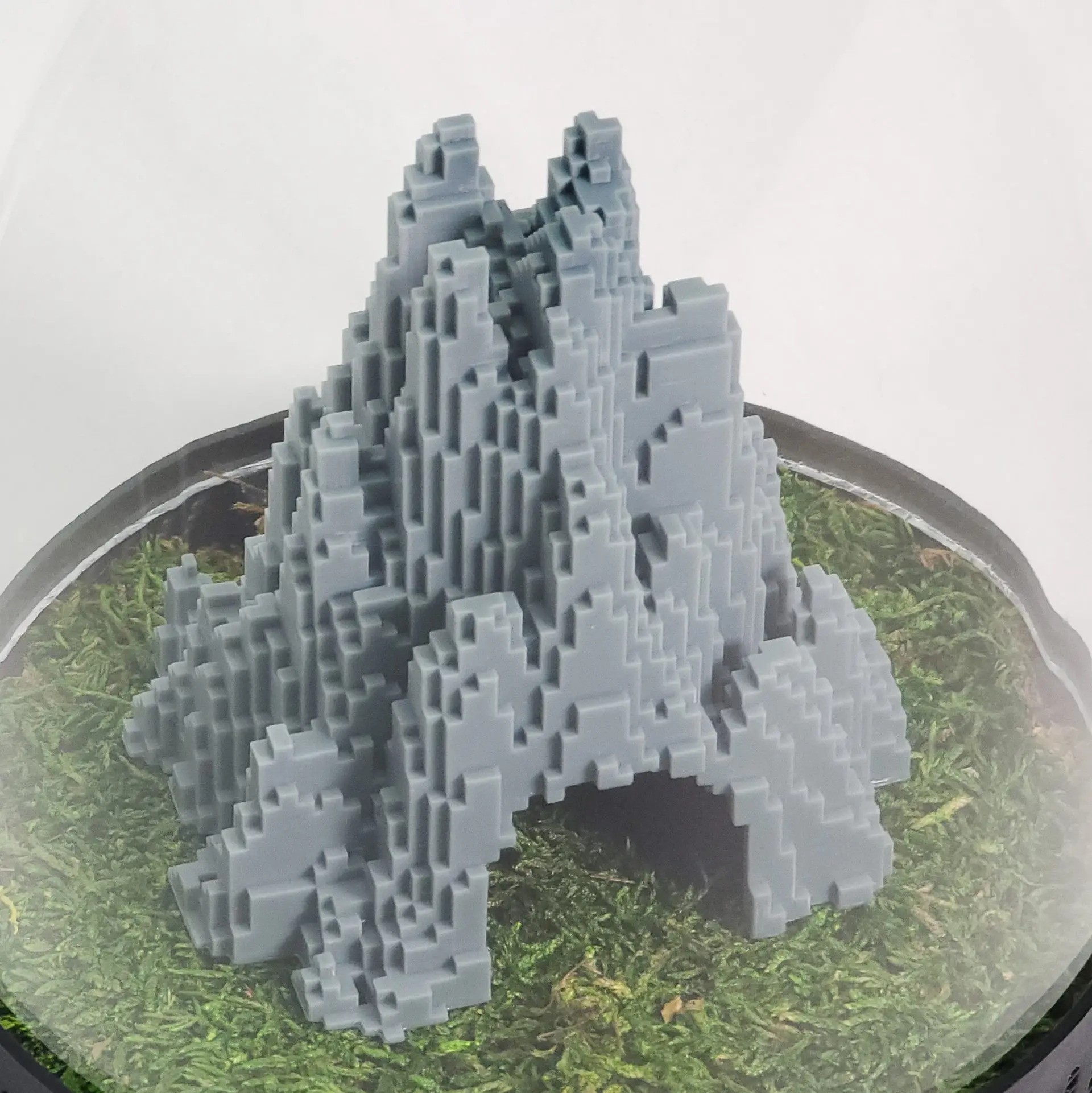 3D Print STL: Mini Block Cave Hideout Decor
