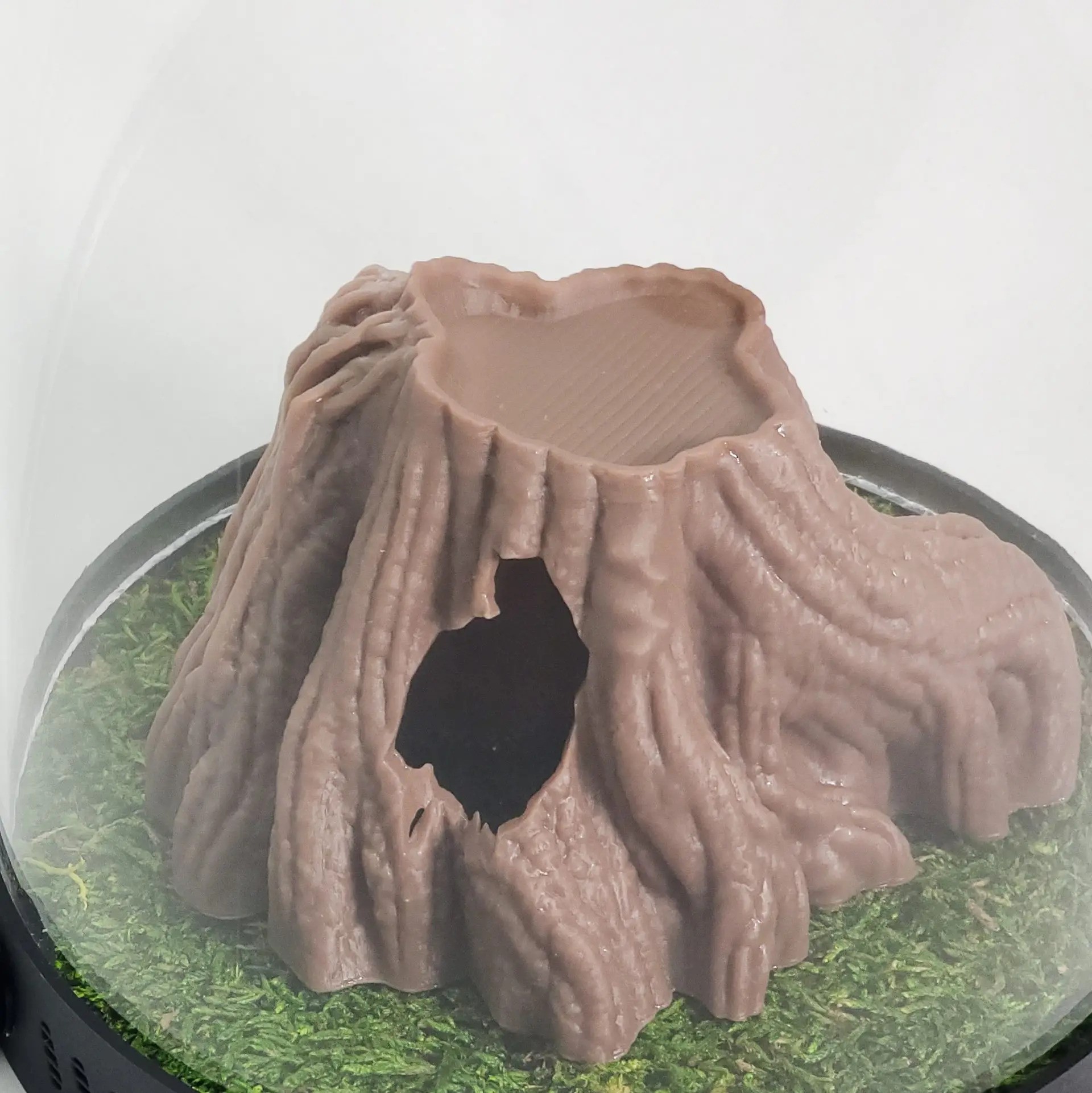 3D Print STL: Mini Tree Stump Hideout Decor