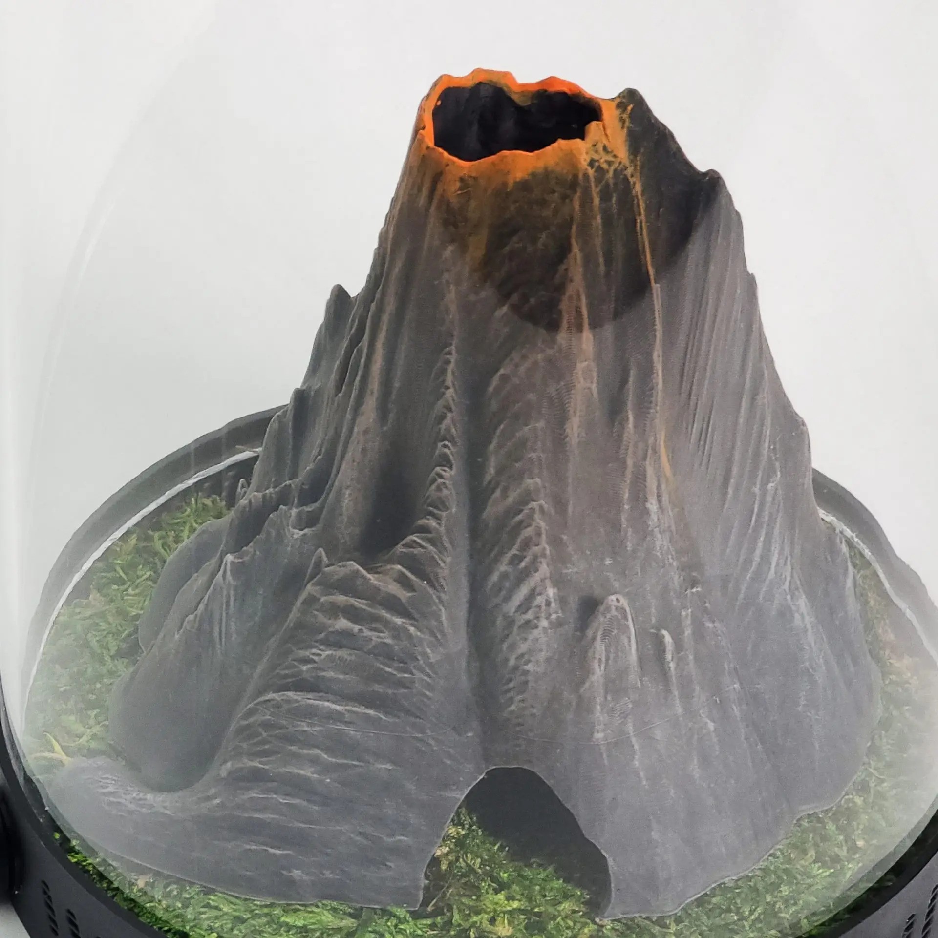 3D Print STL: Mini Volcano Hideout Decor