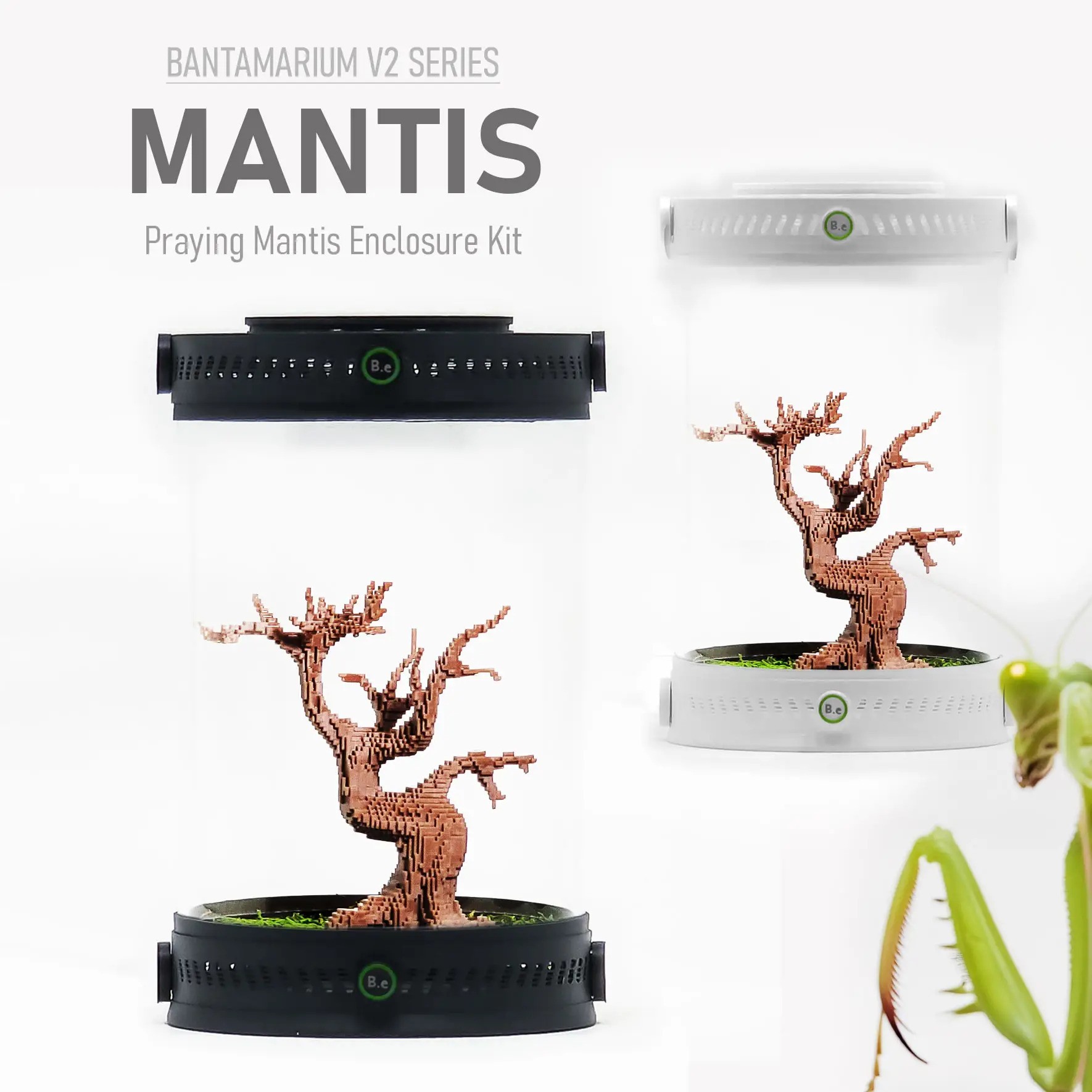 3D Print STL: B-V2 Praying Mantis Enclosure Kit